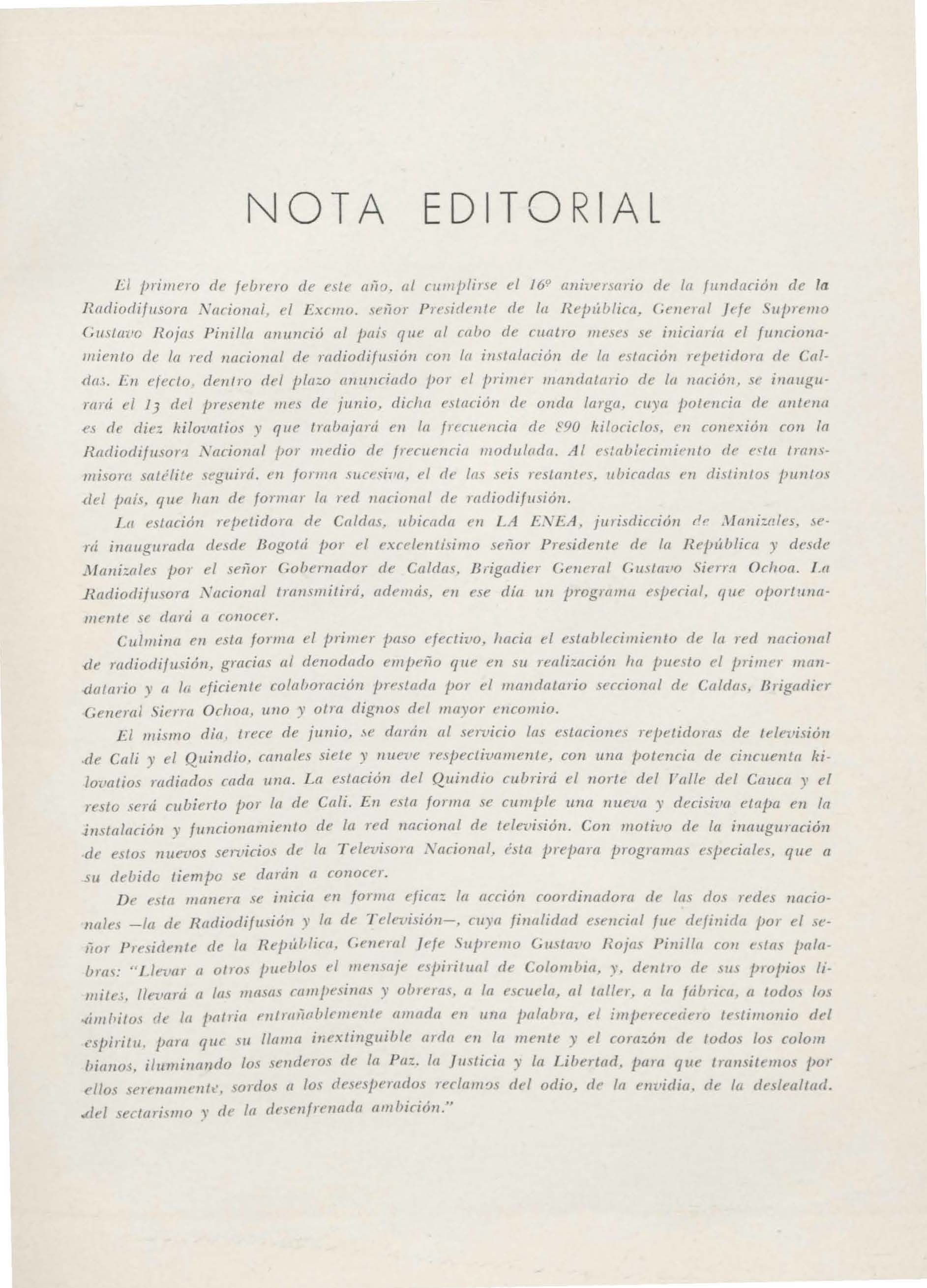 Nota Editorial 1956-06
