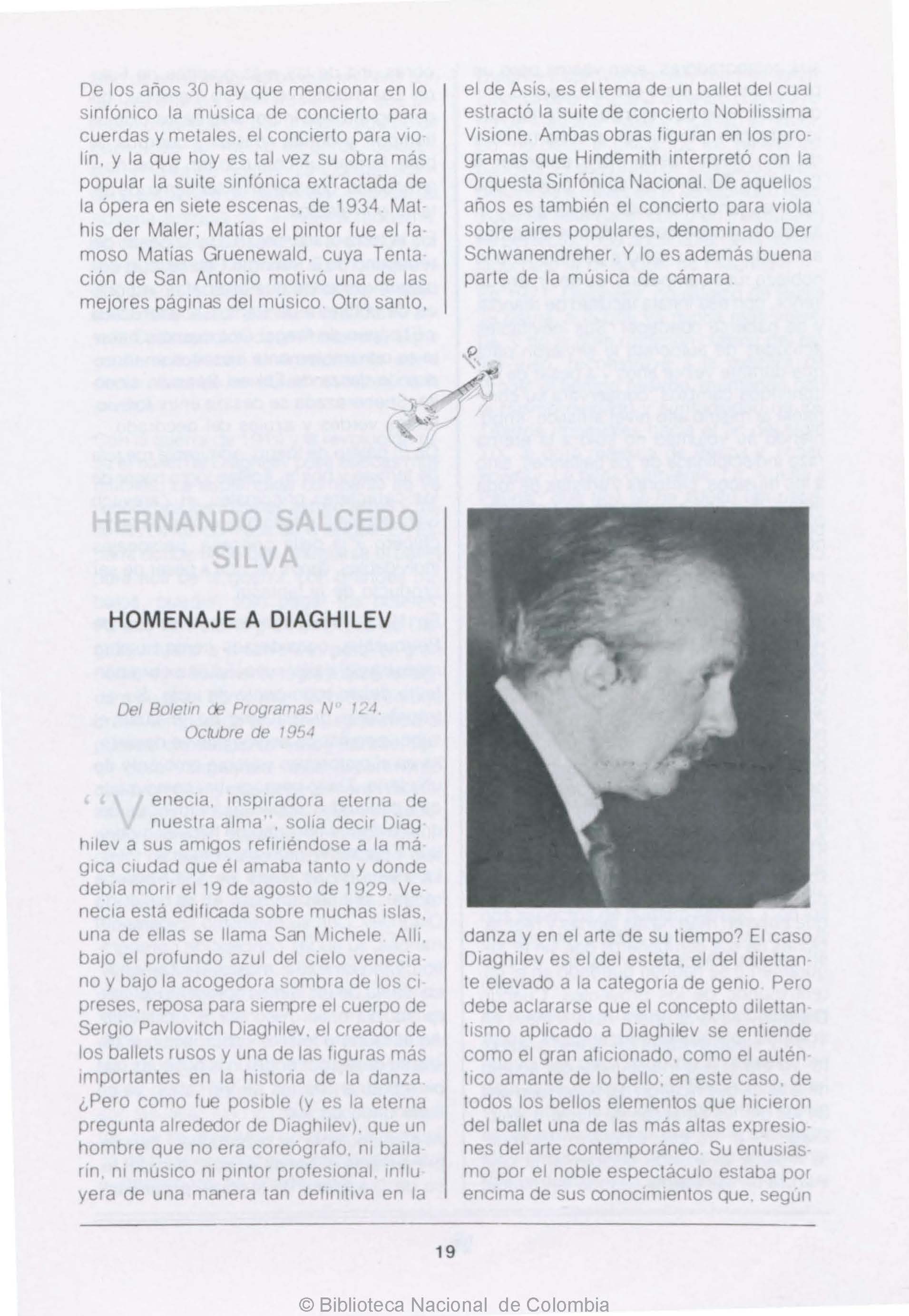 Homenaje a Diaghilev - Historia Radio Nacional