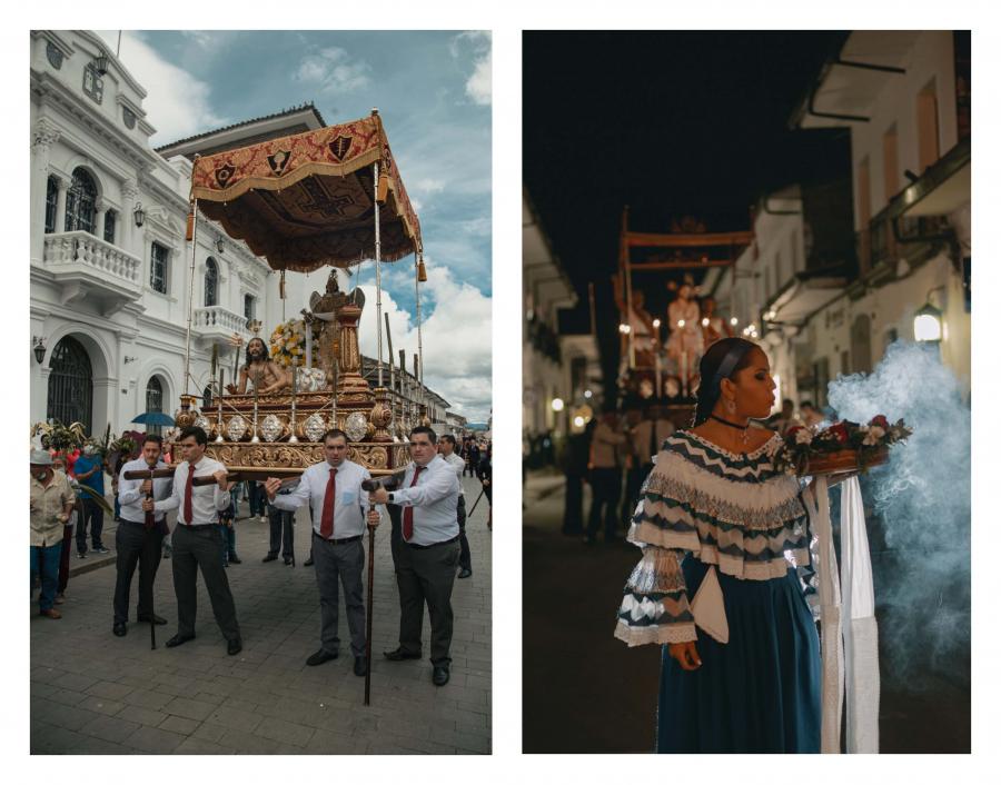 Procesiones de Semana Santa en Popayán: tradición heredada a hombros