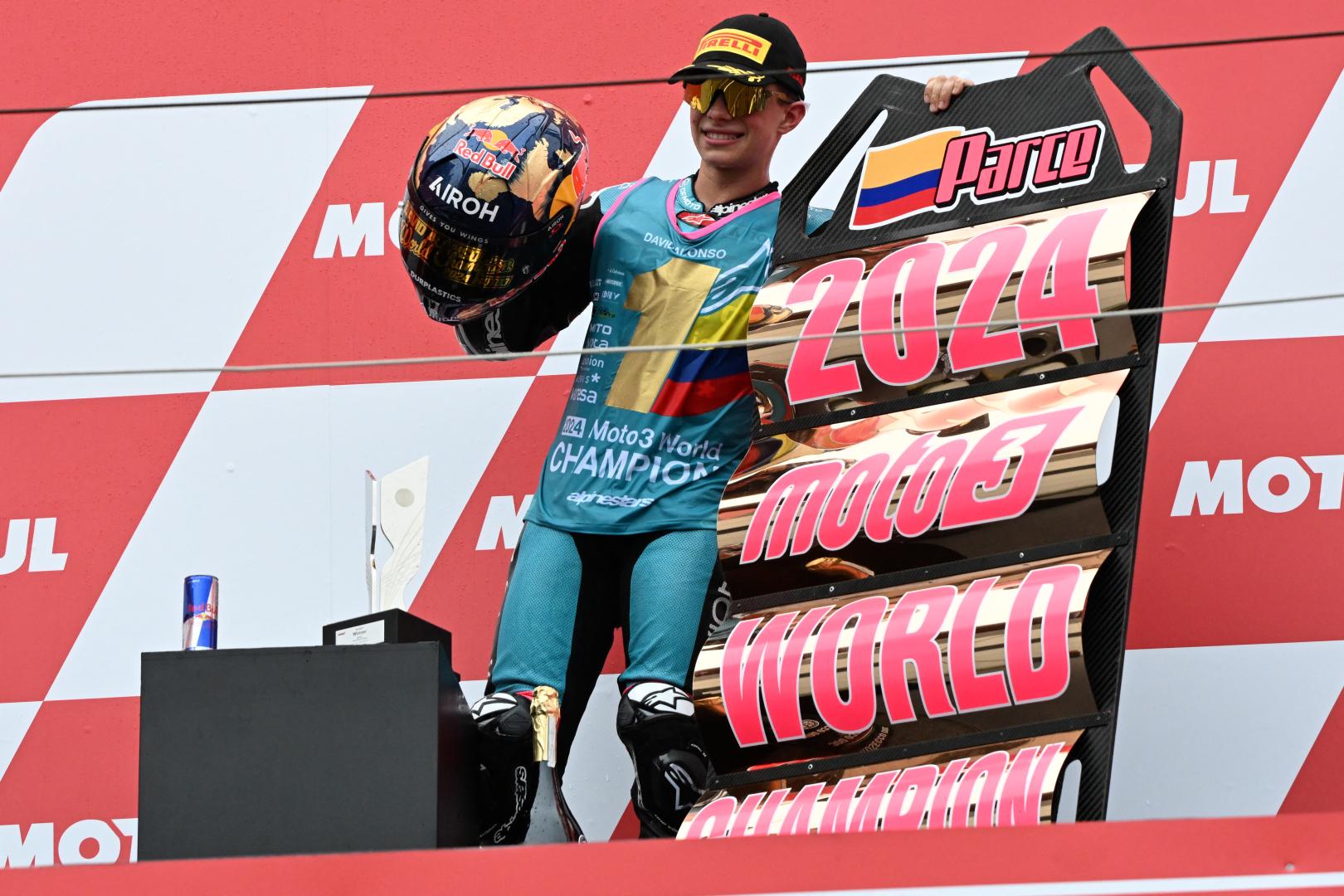 David Alonso es campeón mundial de Moto3