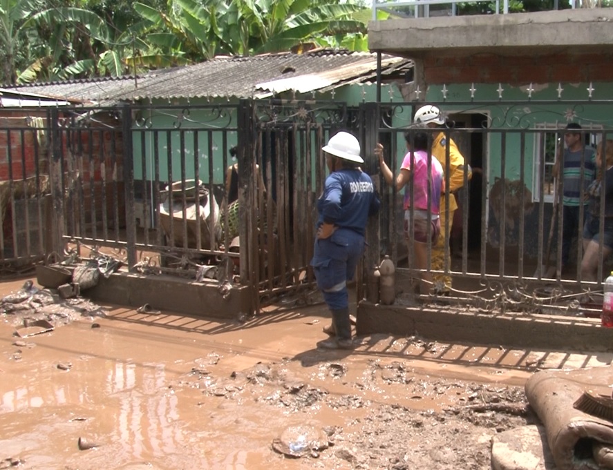 Damnificados por las lluvias en Supía, Caldas