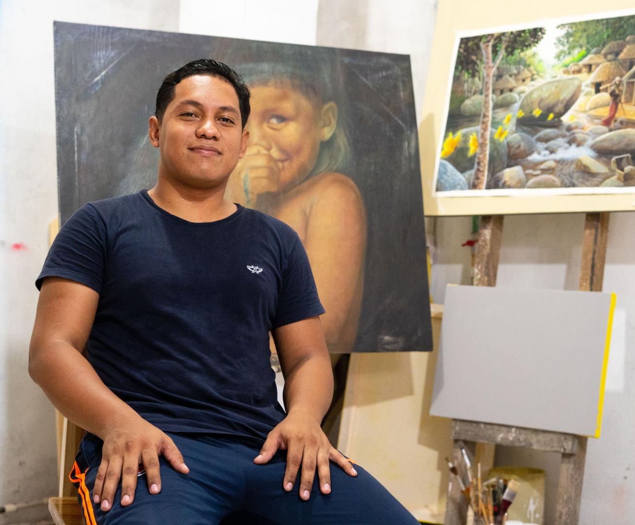 Pintores colombianos: el realismo mágico de Melquin Merchan