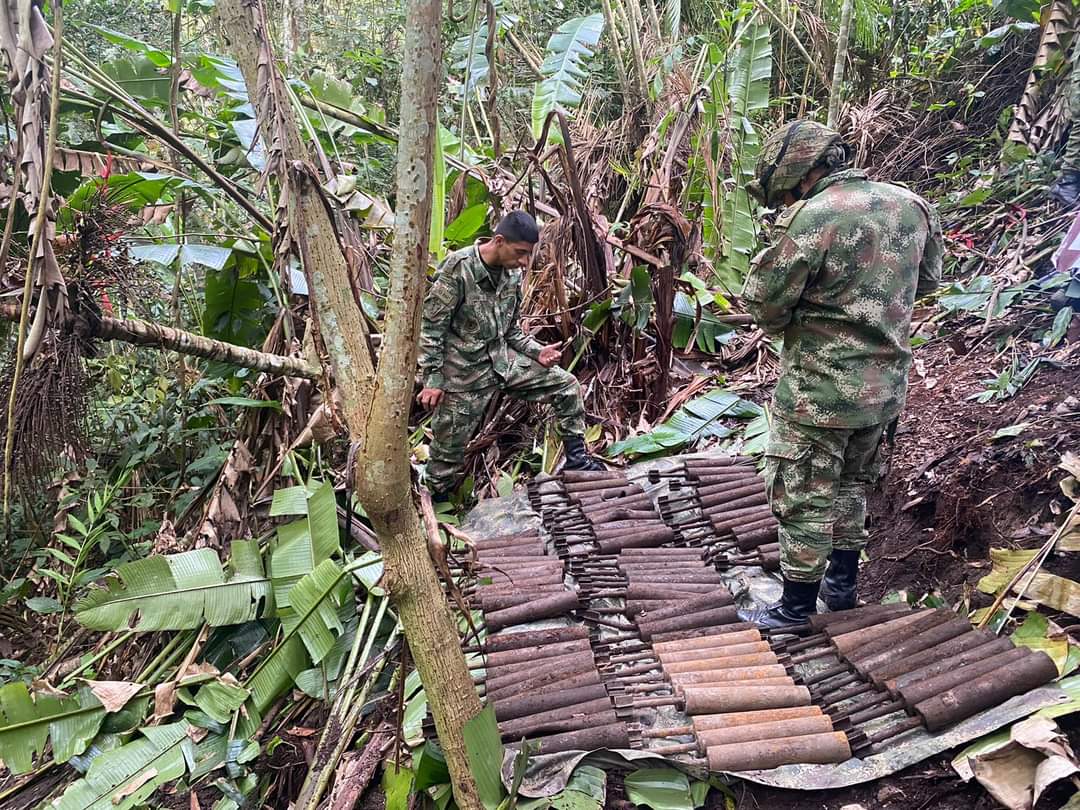 Fuerzas Militares encuentran artefactos explosivos en Planadas, Tolima