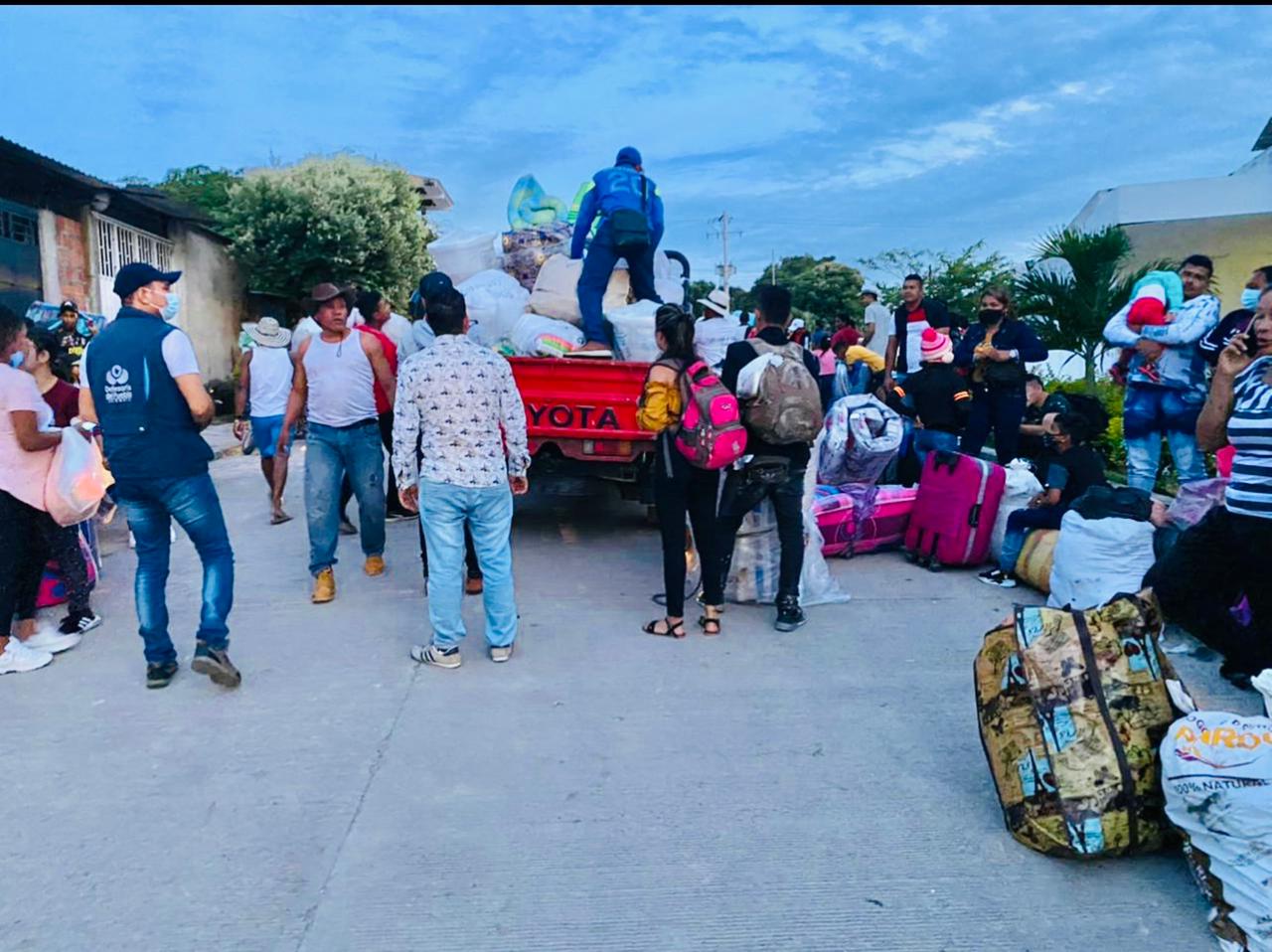 Desplazados en Santa Rosa del Sur retornan a sus veredas en Bolívar