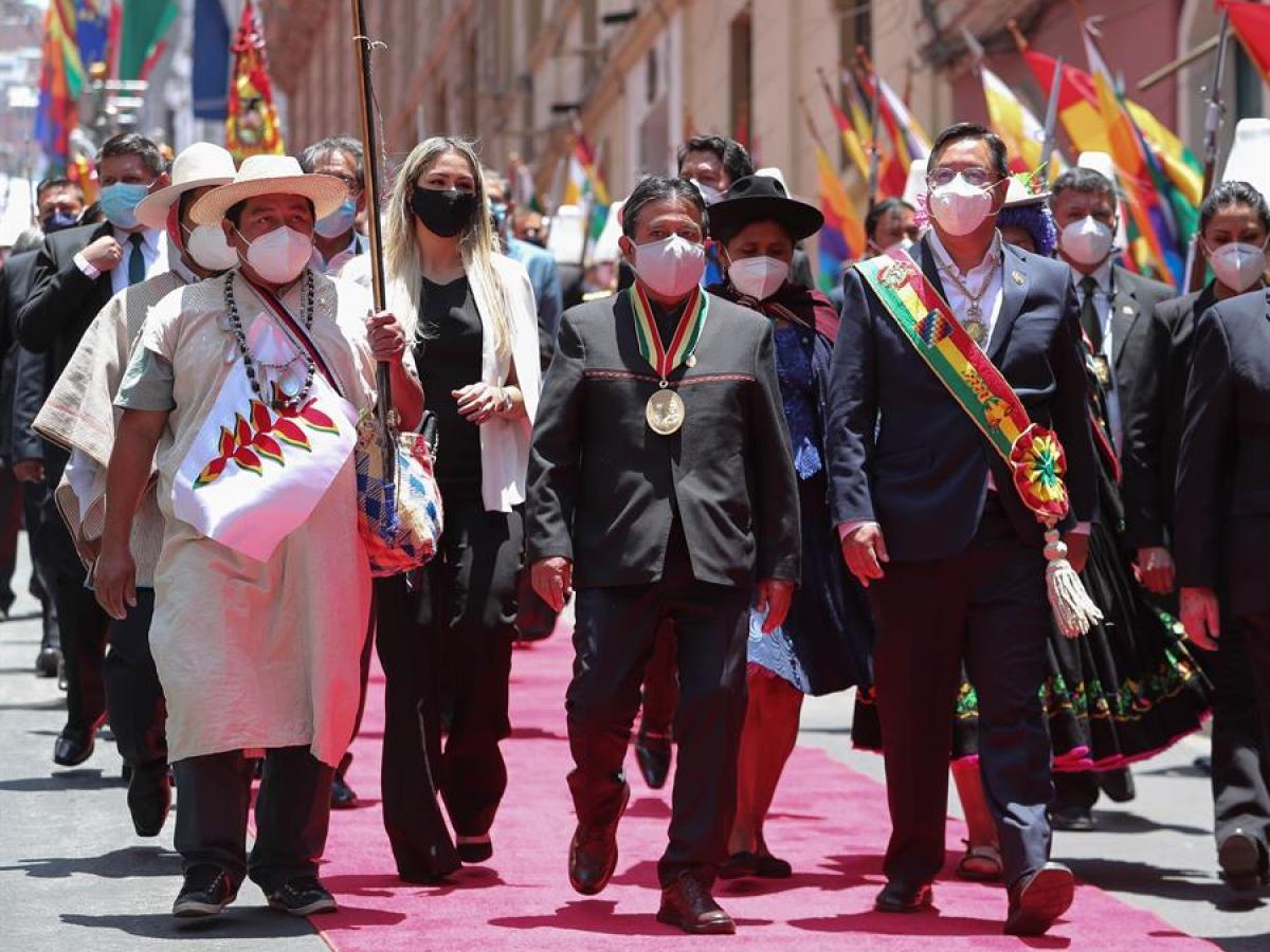 Luis Arce fue investido como nuevo presidente de Bolivia